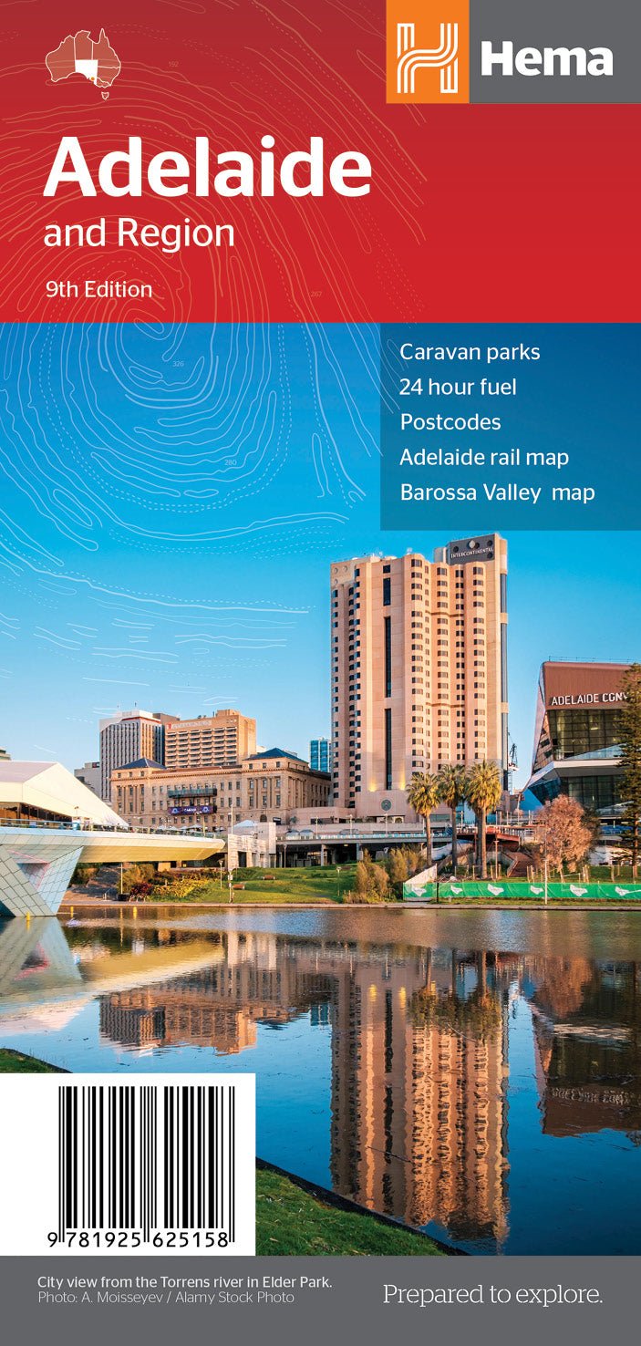 Adelaide and Region Map – Hema Maps Online Shop