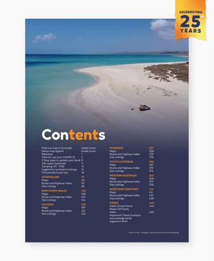 Camps 13 Easy to Read, Campsite photos and larger maps (B4) – Hema Maps