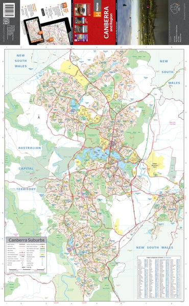 Canberra & Region Map – Hema Maps