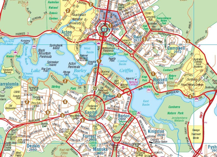 Canberra & Region Map