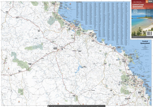 Central Coast Queensland Map – Hema Maps