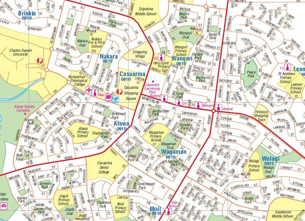 Darwin and Region Wall Map – Hema Maps Online Shop