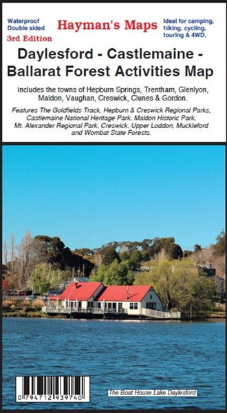 Daylesford – Castlemaine – Ballarat Forest Activities Map – Hema Maps ...