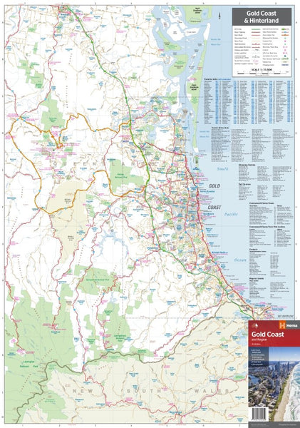 Gold Coast & Region Map – Hema Maps Online Shop
