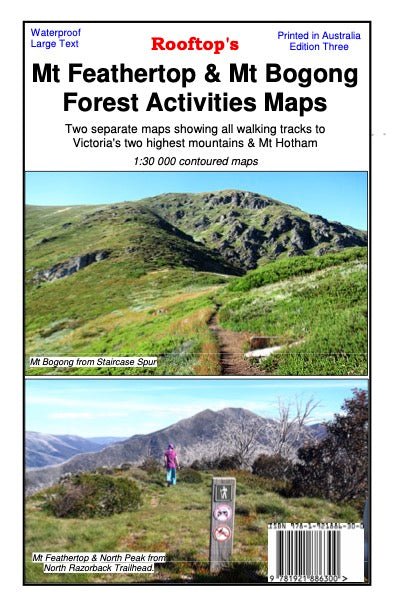 Mt Feathertop & Mt Bogong Forest Activities Maps – Hema Maps