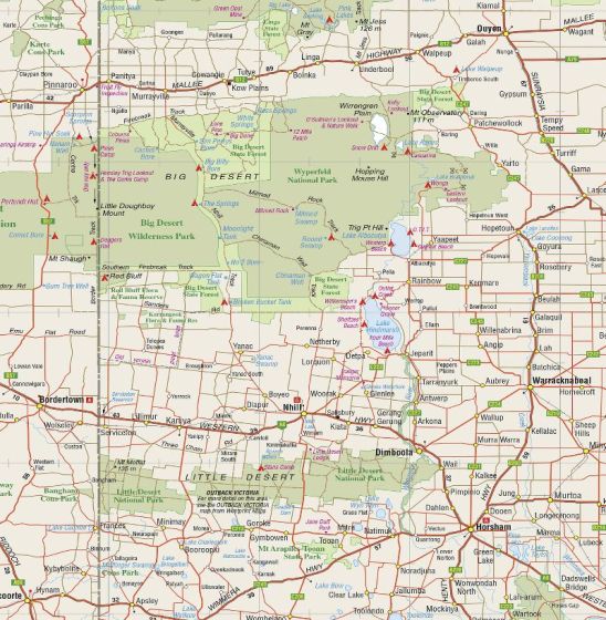 Outback Victoria Map – Hema Maps Online Shop