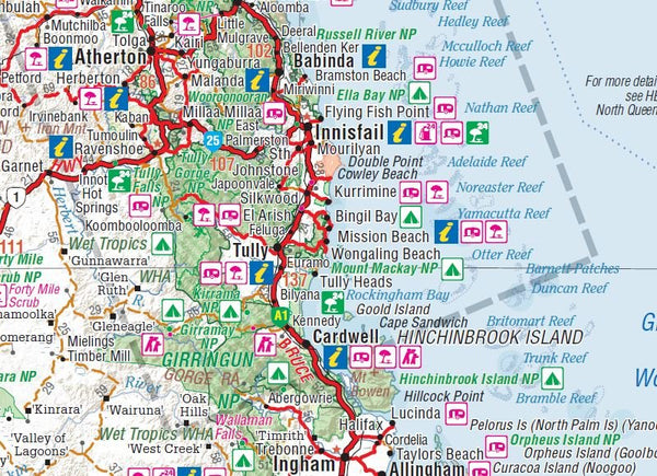 Queensland State Wall Map – Hema Maps Online Shop