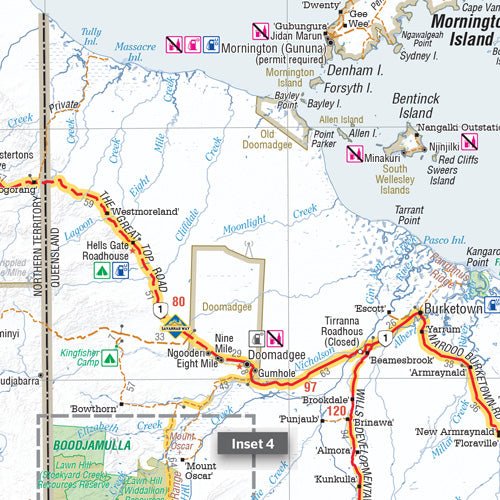 Savannah Way - Cairns to Broome Map – Hema Maps Online Shop