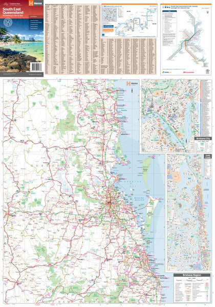 South East Queensland Map – Hema Maps