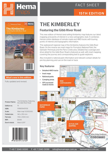 The Kimberley Map – Hema Maps Online Shop