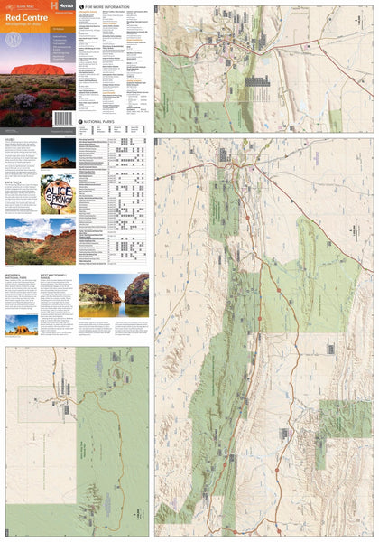The Red Centre Map – Hema Maps Online Shop