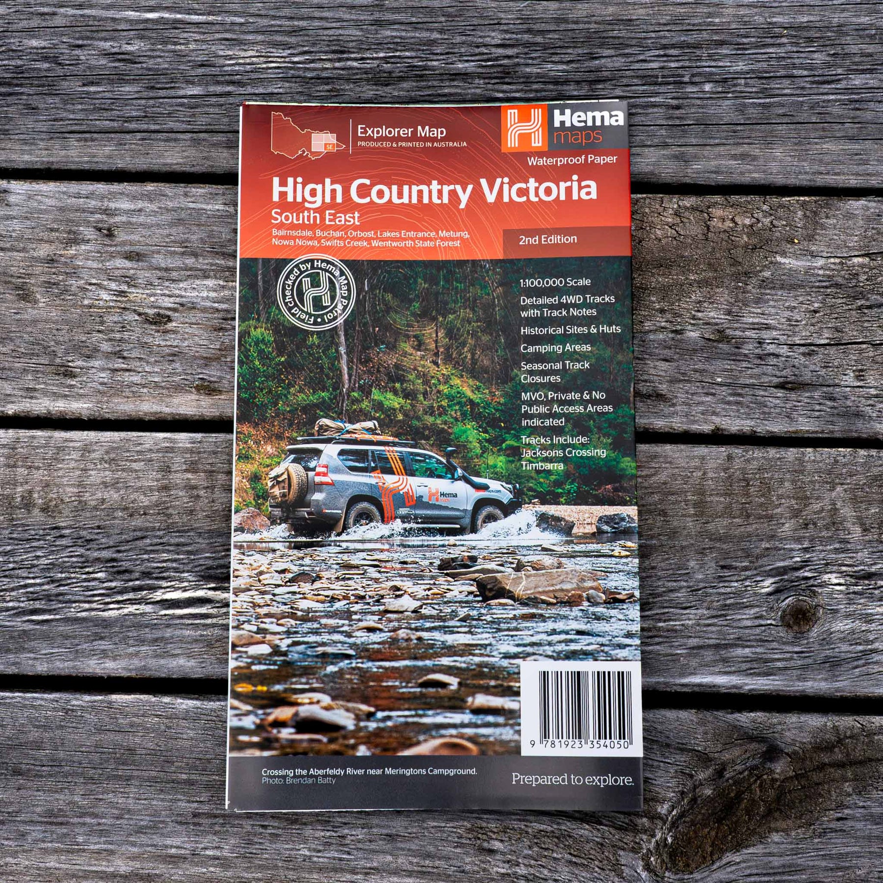 The Victorian High Country - South Eastern Map